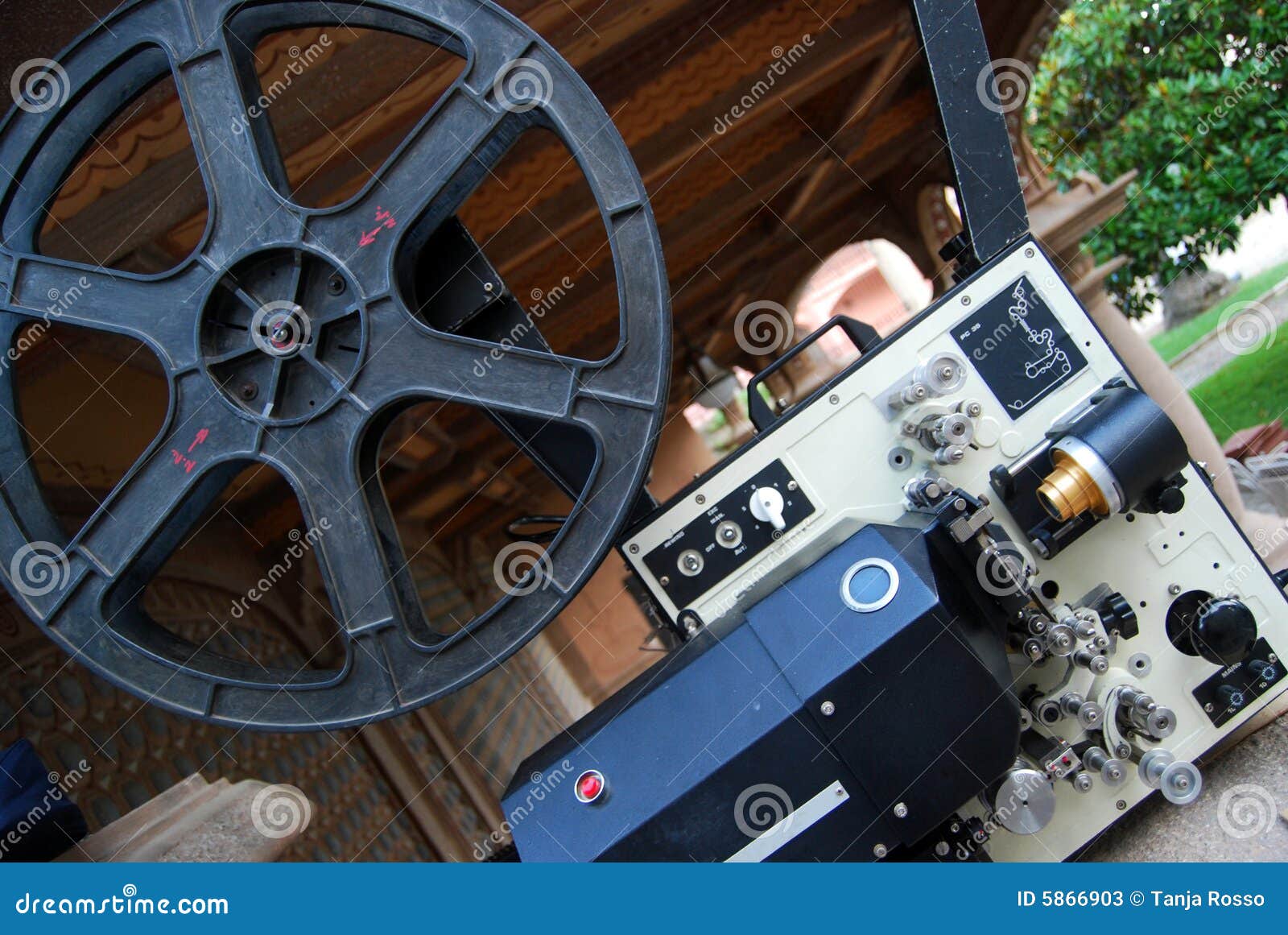 Movie projector stock image. Image of open, showing, projector - 5866903