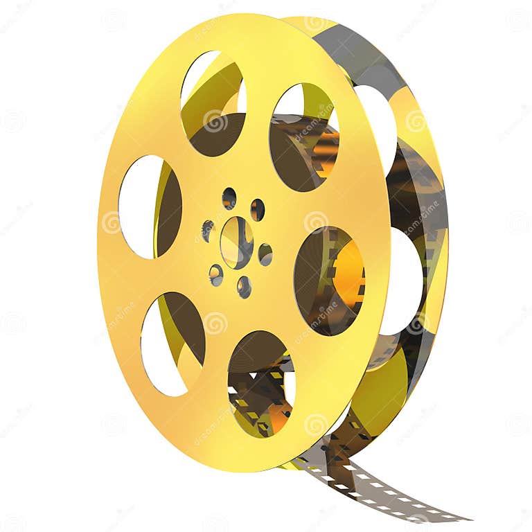 Movie Reel stock illustration. Illustration of camera - 5827411