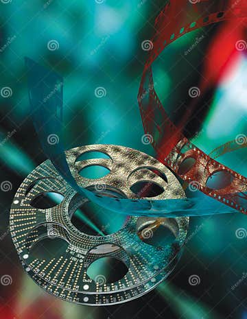 Movie Reel stock photo. Image of theater, digtal, editing - 73126