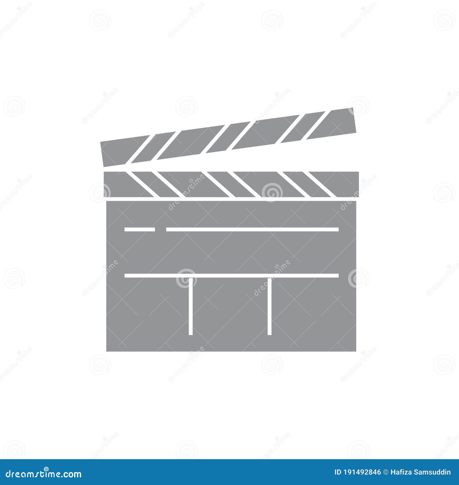 Movie Scene Cutter. Vector Illustration Decorative Design Stock Vector ...