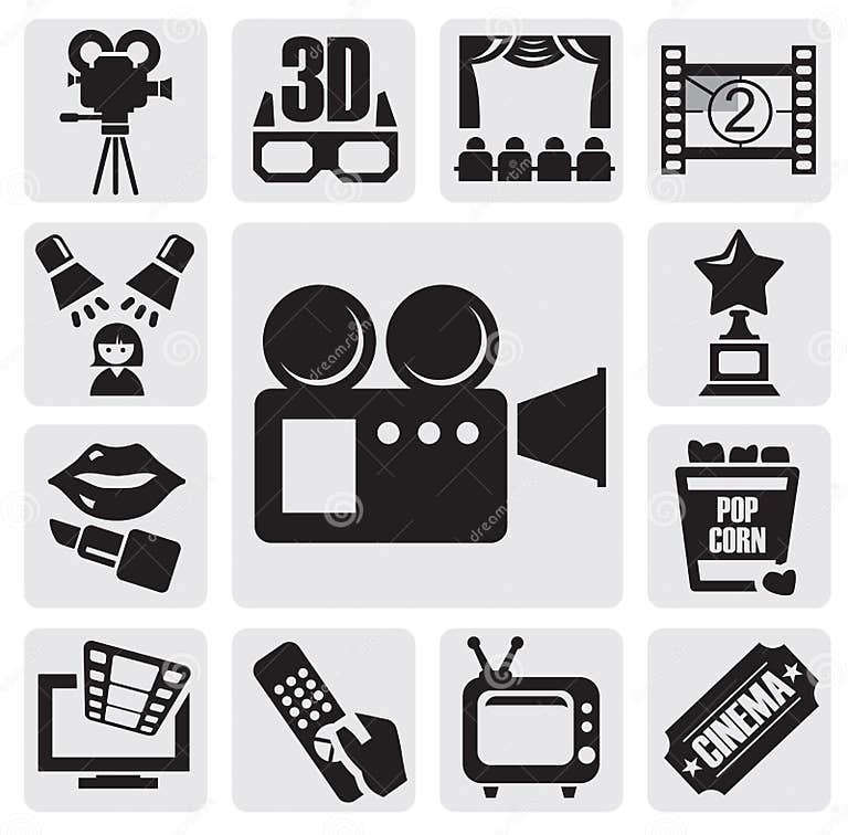 Movie set stock vector. Illustration of frame, movie - 26073532