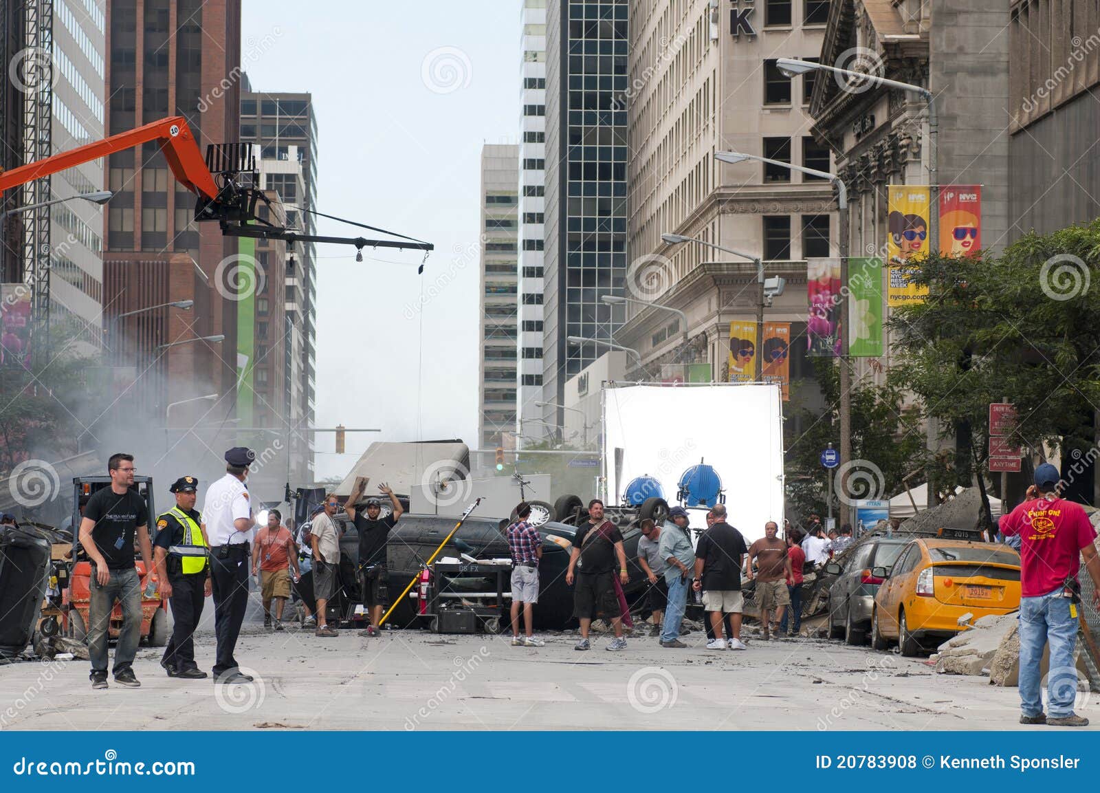 Movie shoot editorial stock photo. Image of blockbuster - 20783908