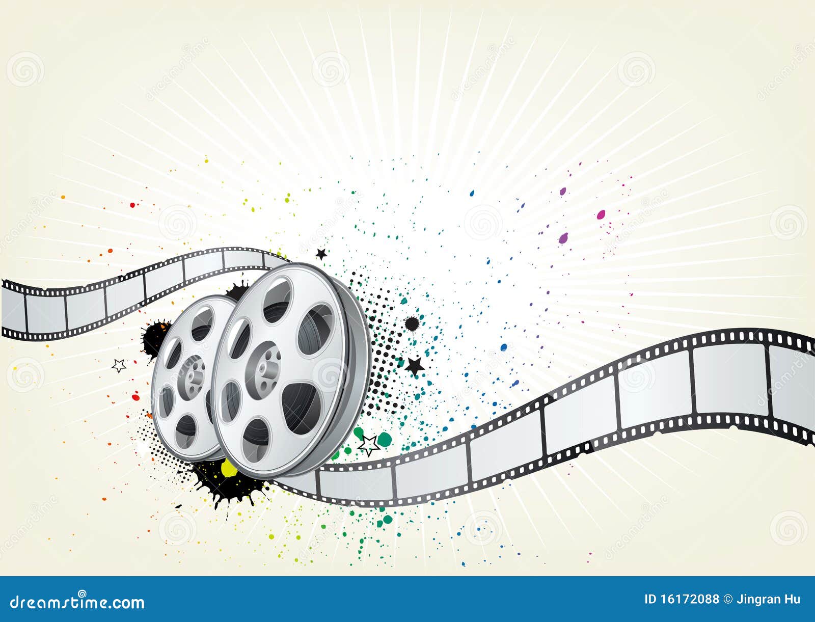 Movie Theme Background Royalty Free Stock Photos - Image: 16172088