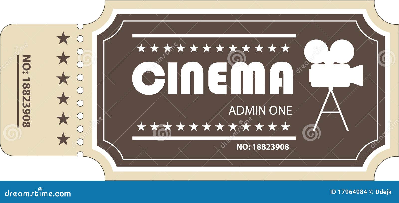 Movie Ticket Vector
