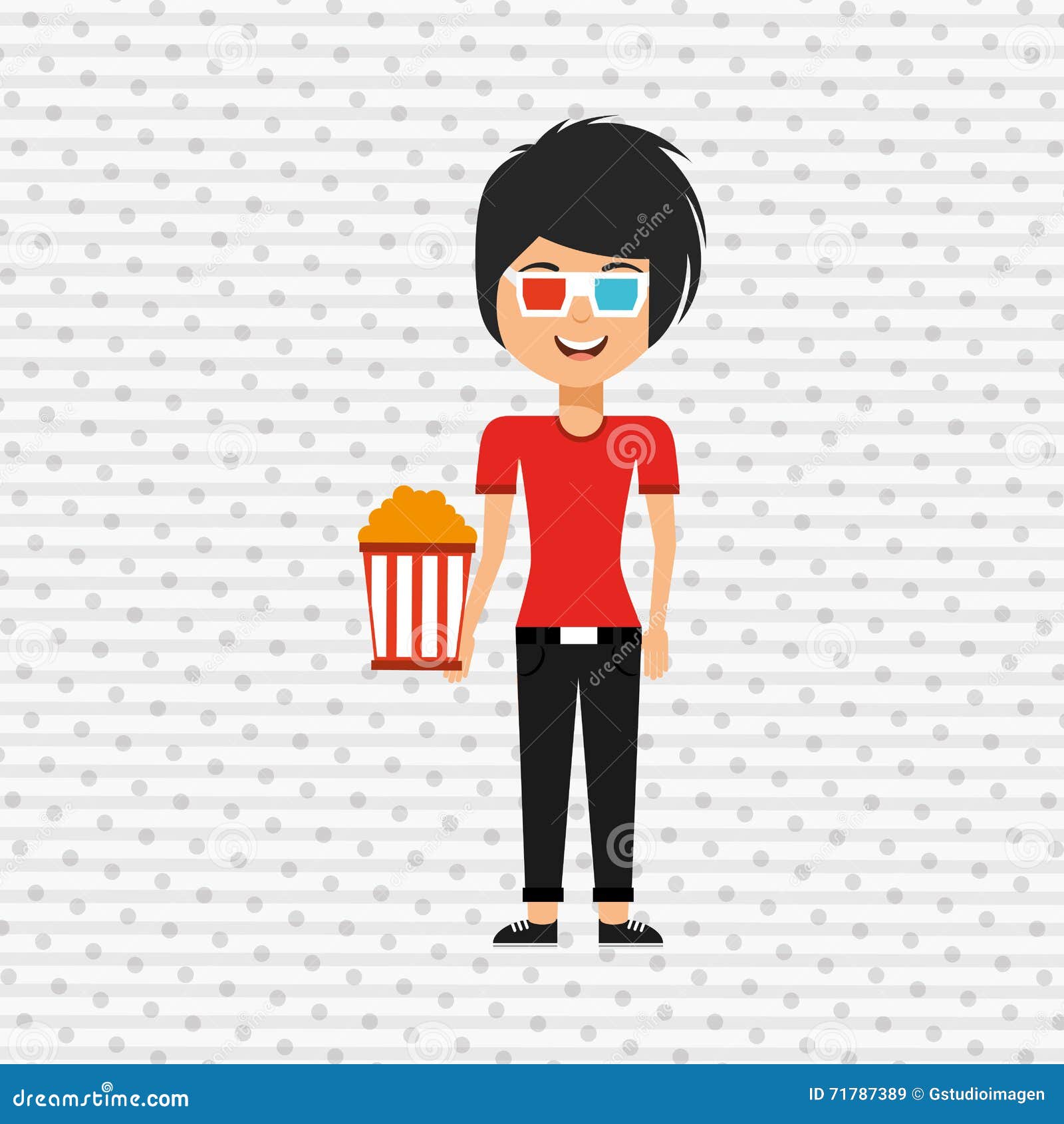 Movie viewer design stock illustration. Illustration of theater - 71787389
