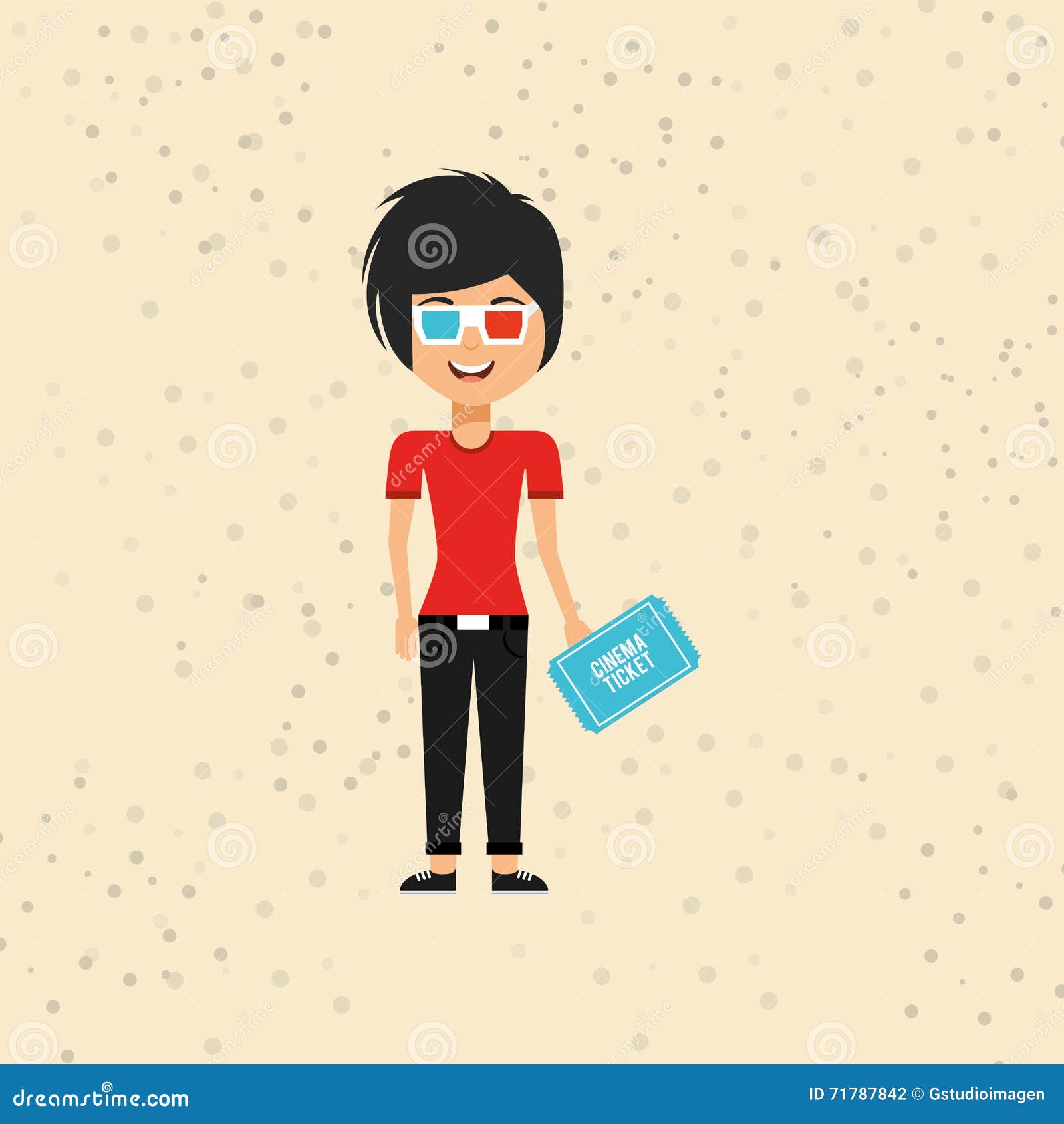 Movie viewer design stock illustration. Illustration of movie - 71787842