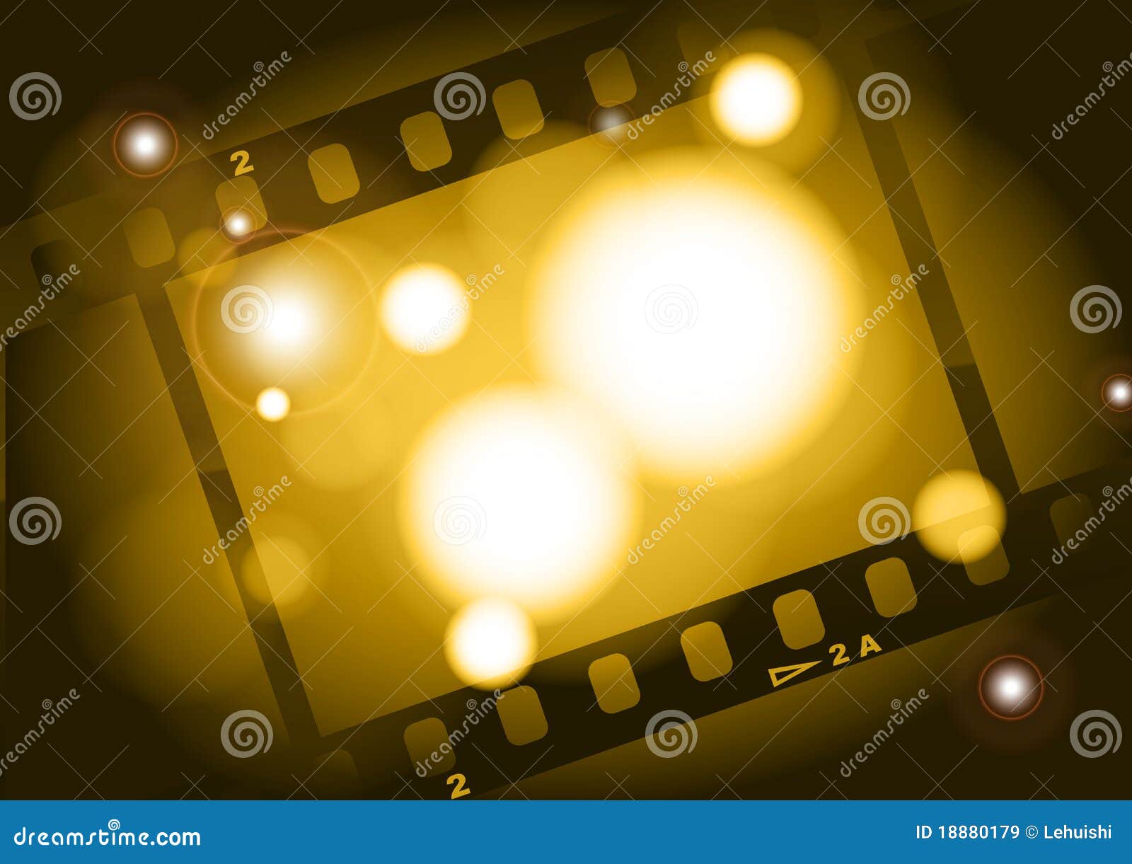 Movies Film Light Background Stock Illustration - Illustration of ...