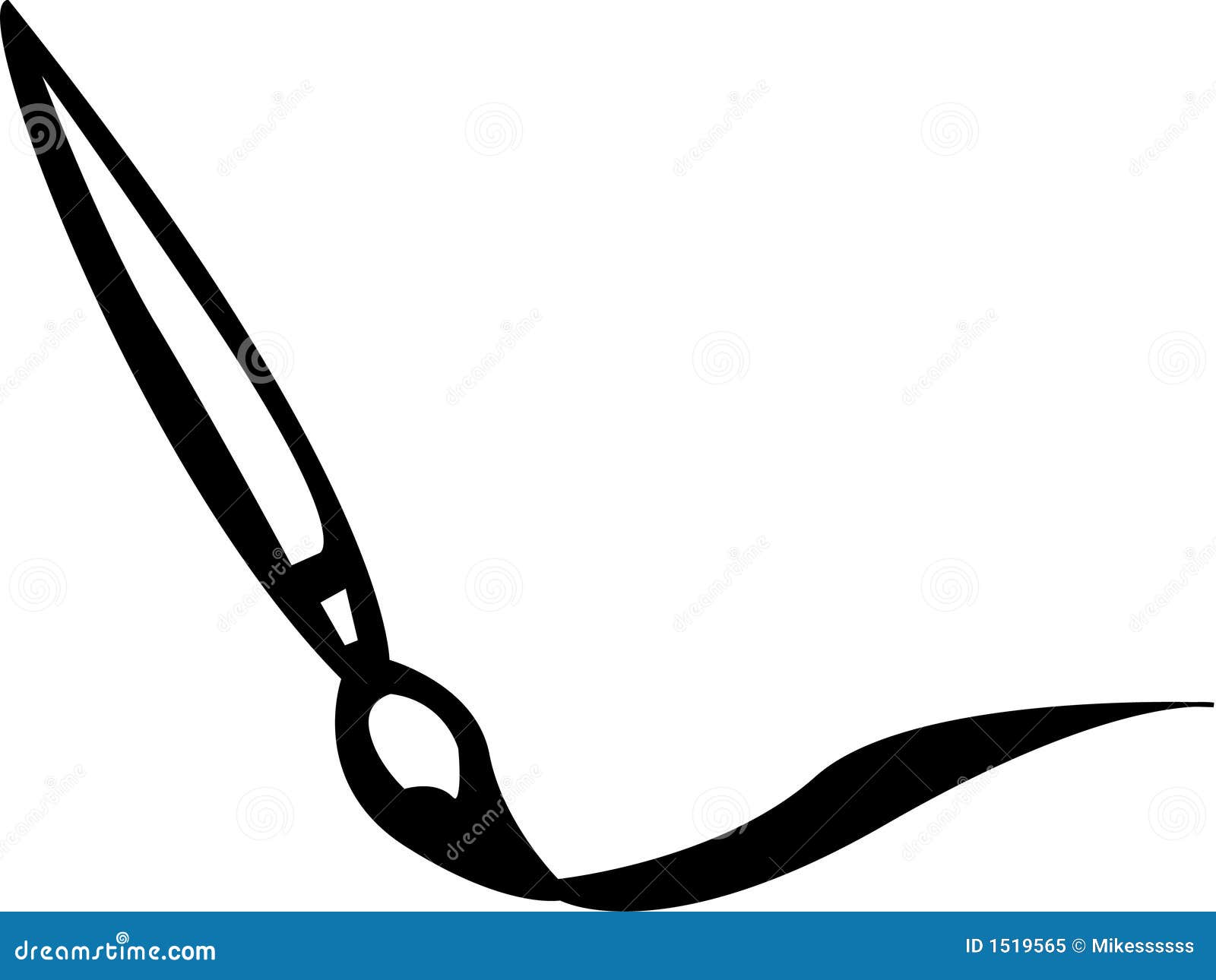 Movimiento Artístico De La Brocha Ilustración del Vector - Ilustración ...