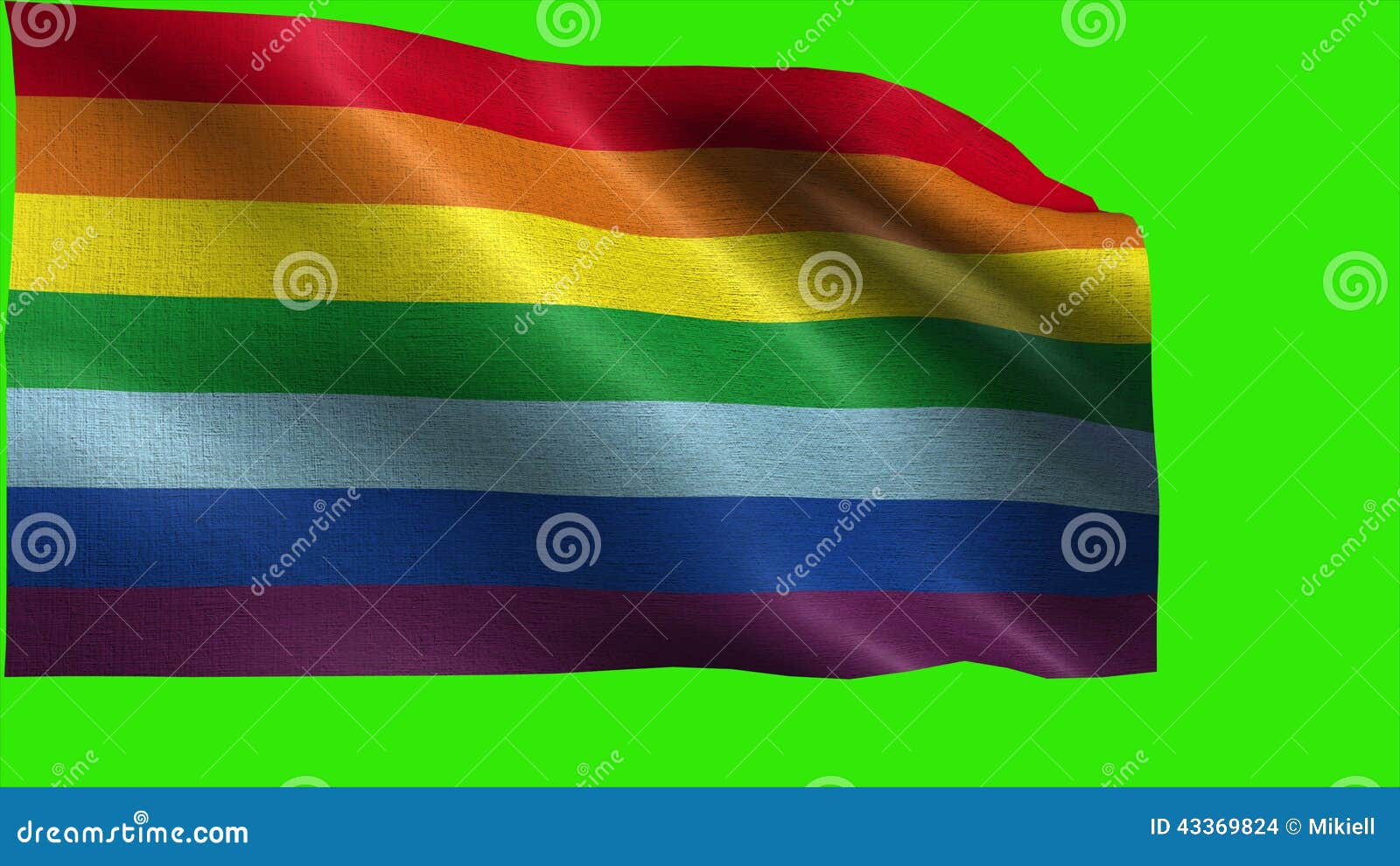 Movimiento De La Bandera Lgbt Del Arco Iris Lazo Metrajes Vídeo De
