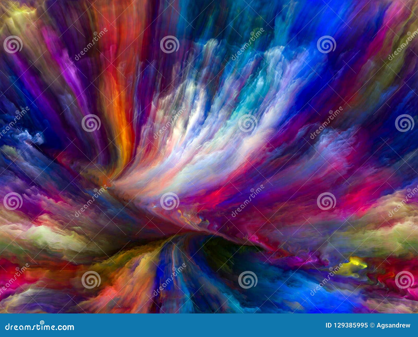 Movimiento Del Color De Proceso Stock de ilustración - Ilustración de ...