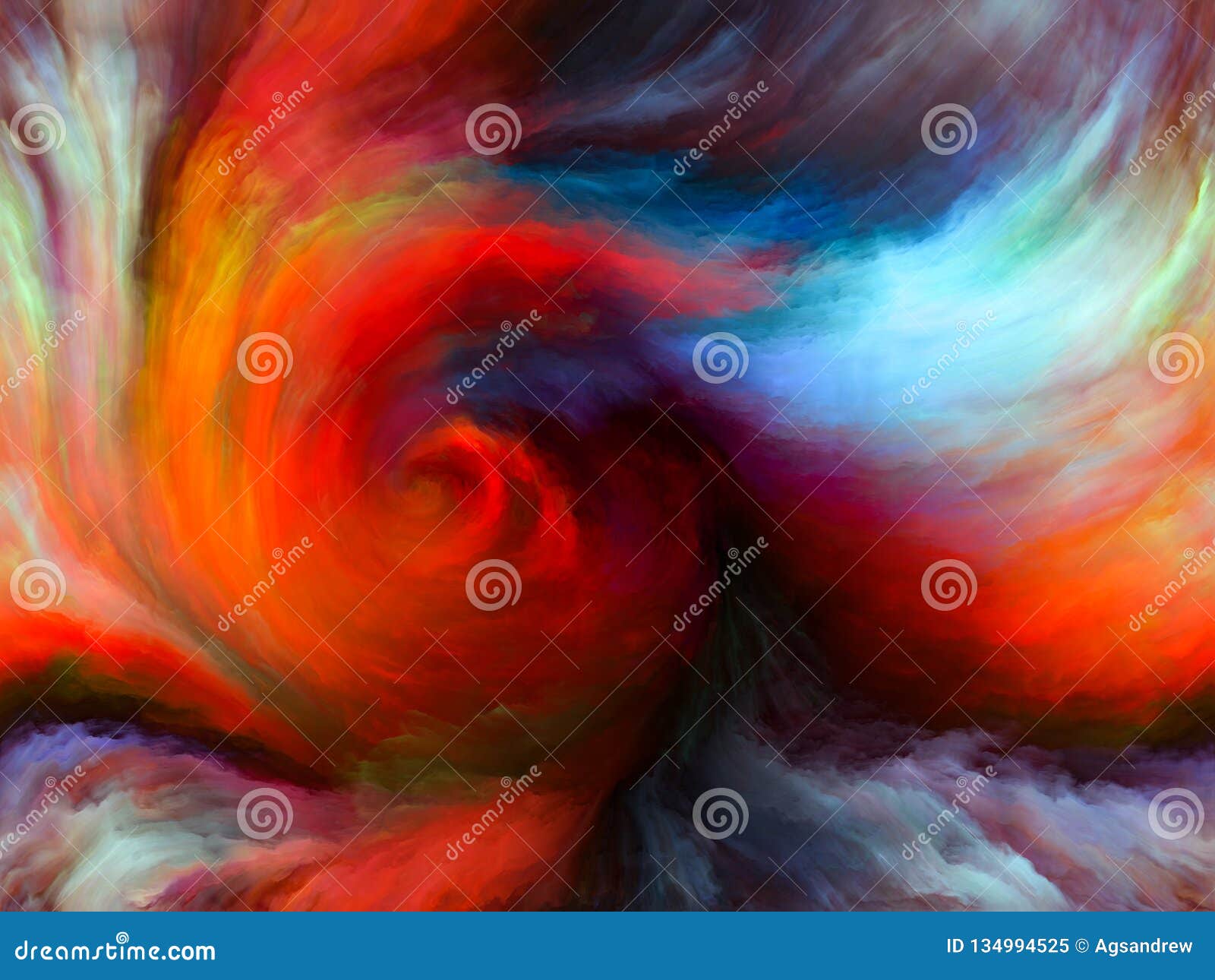 Movimiento Del Color De Proceso Stock de ilustración - Ilustración de ...