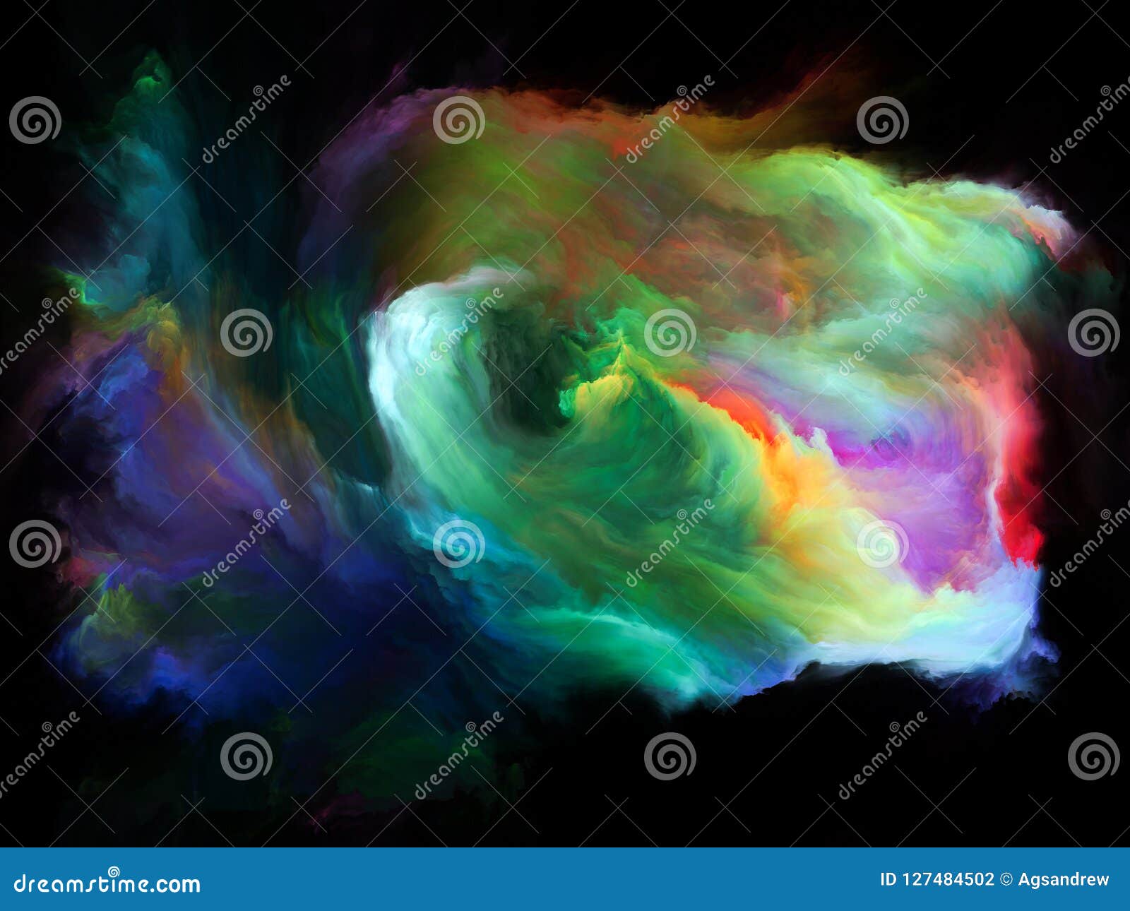 Movimiento Virtual Del Color Stock de ilustración - Ilustración de ...