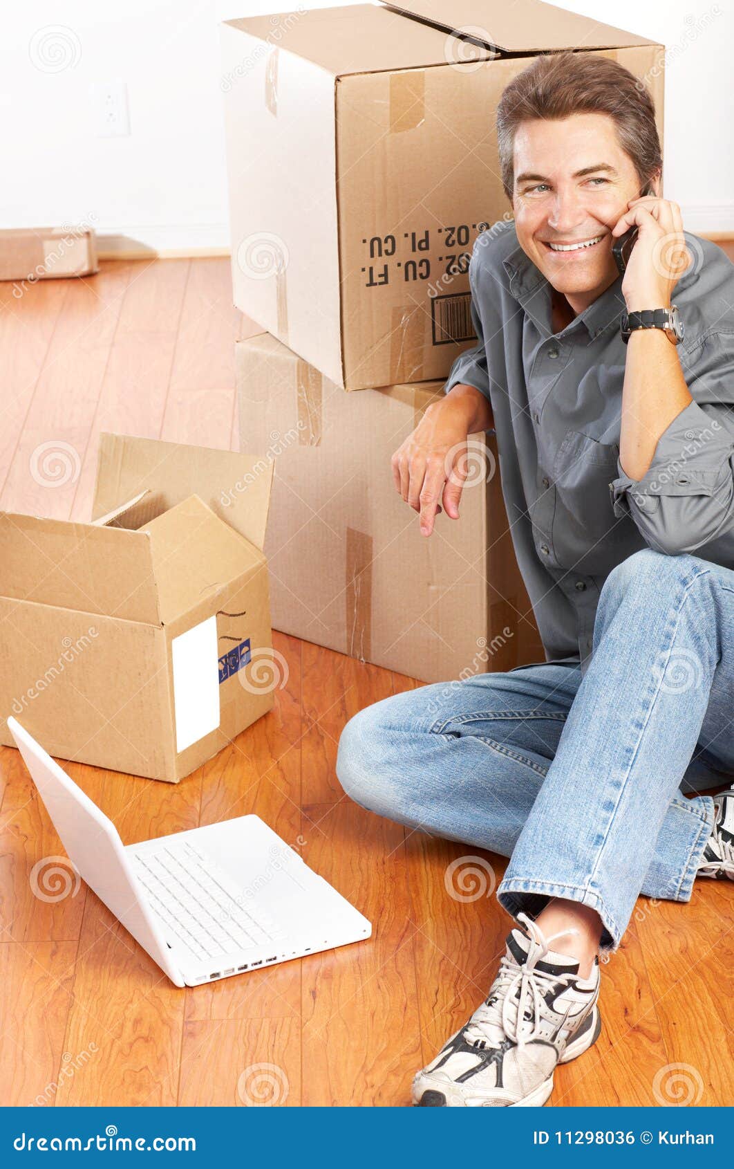 Moving stock photo. Image of interior, people, lifestyle - 11298036