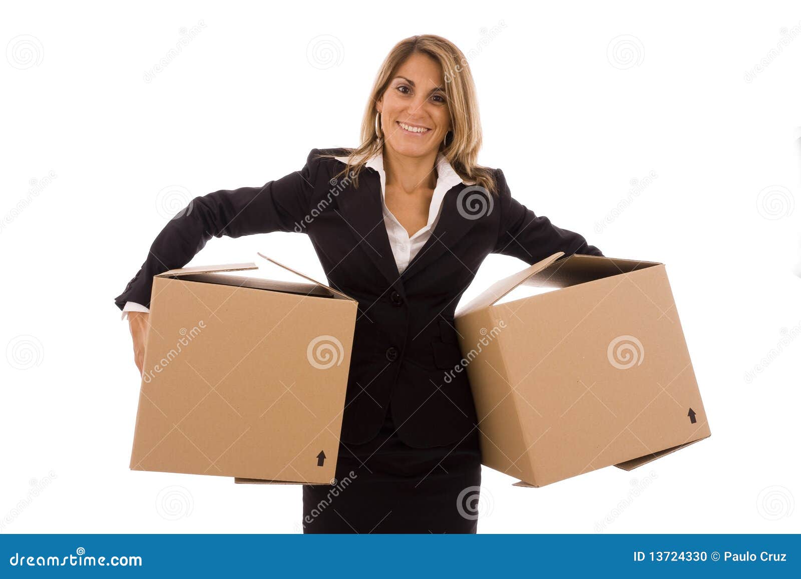 Moving stock photo. Image of caucasian, business, beautiful - 13724330