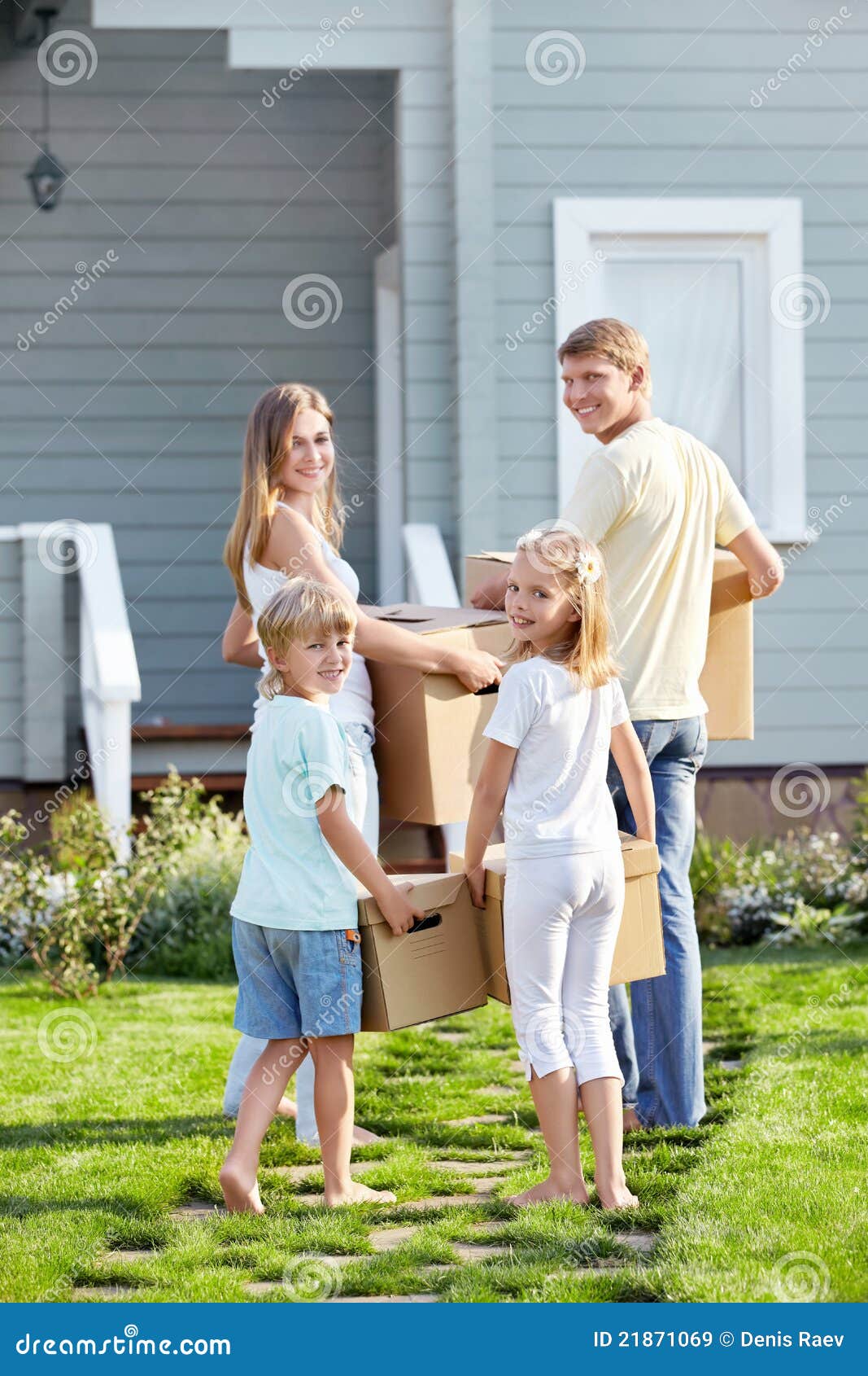 Moving stock image. Image of child, happy, female, architecture - 21871069