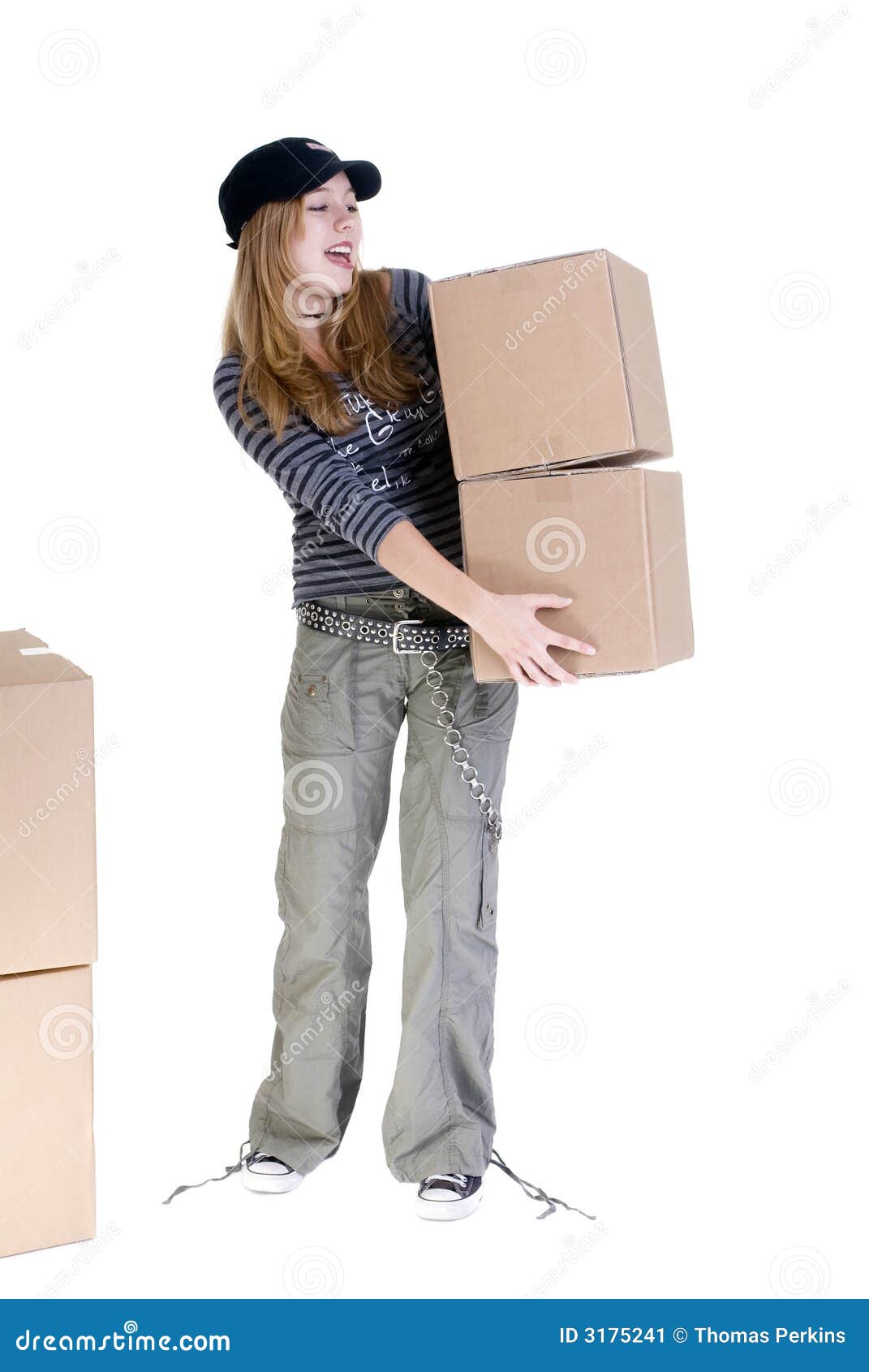 Moving stock image. Image of cardboard, packing, relocation - 3175241