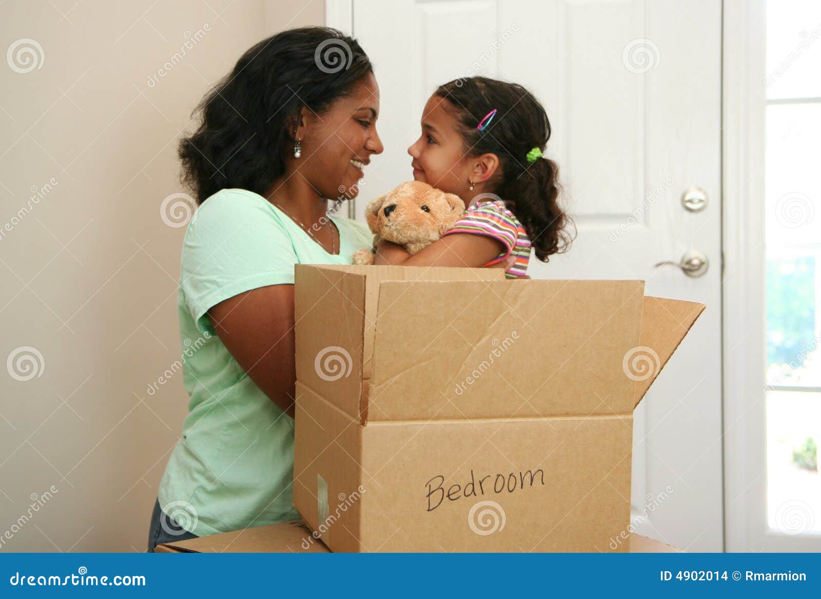 Moving stock photo. Image of moving, cardboard, smiling - 4902014