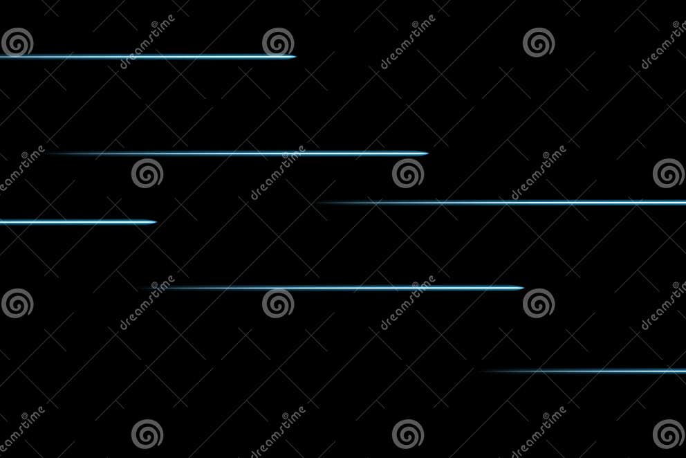 Moving Abstract Neon Lines in Space. Abstract Blue Neon Lines in Space ...