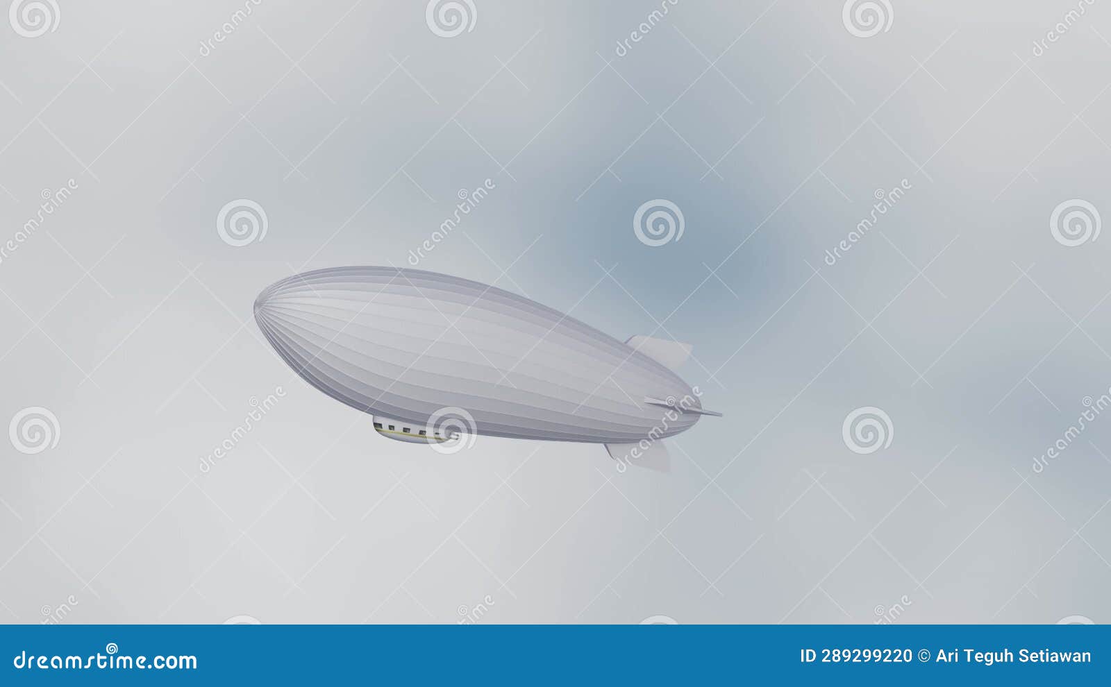 Airship or Dirigible Balloon in the Sky Stock Footage - Video of close ...