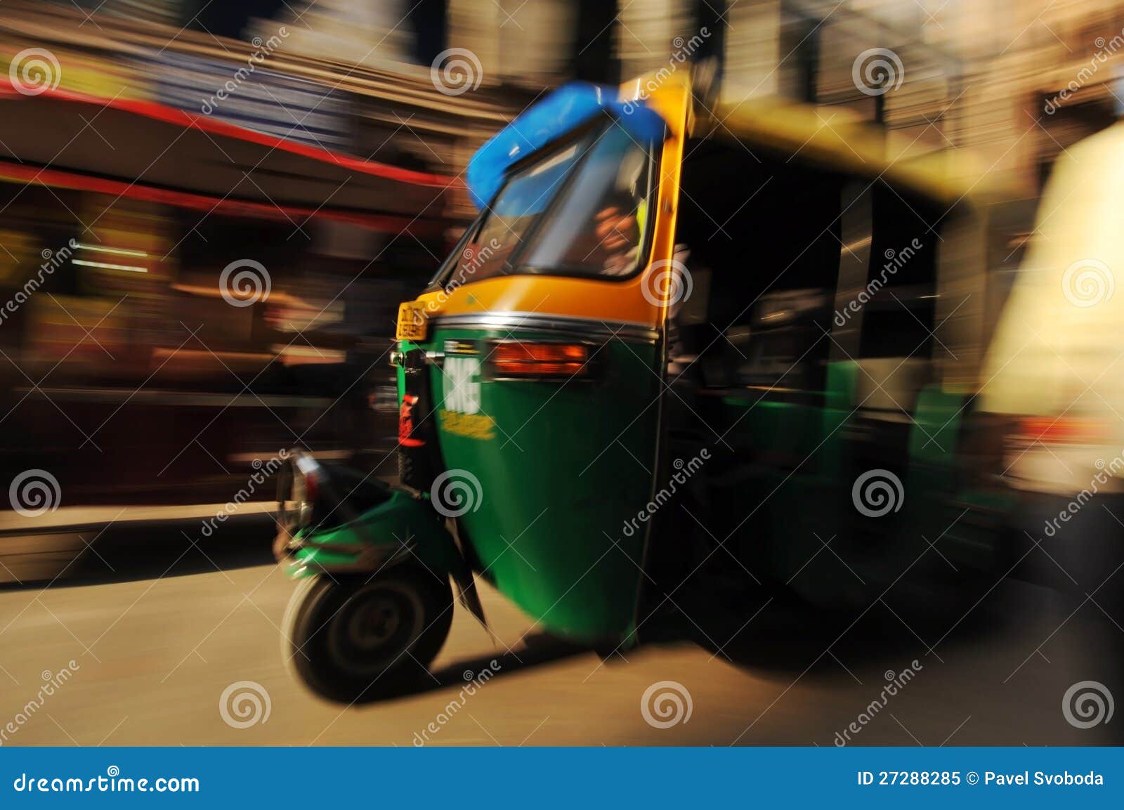 Moving Auto Rickshaw, Old Delhi, India Editorial Image - Image of ...