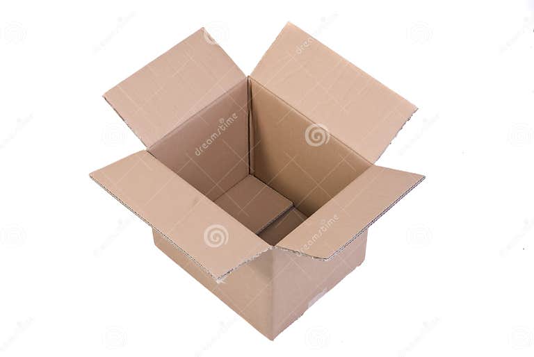 Moving Box stock image. Image of open, objects, tape, unpacking - 3175295