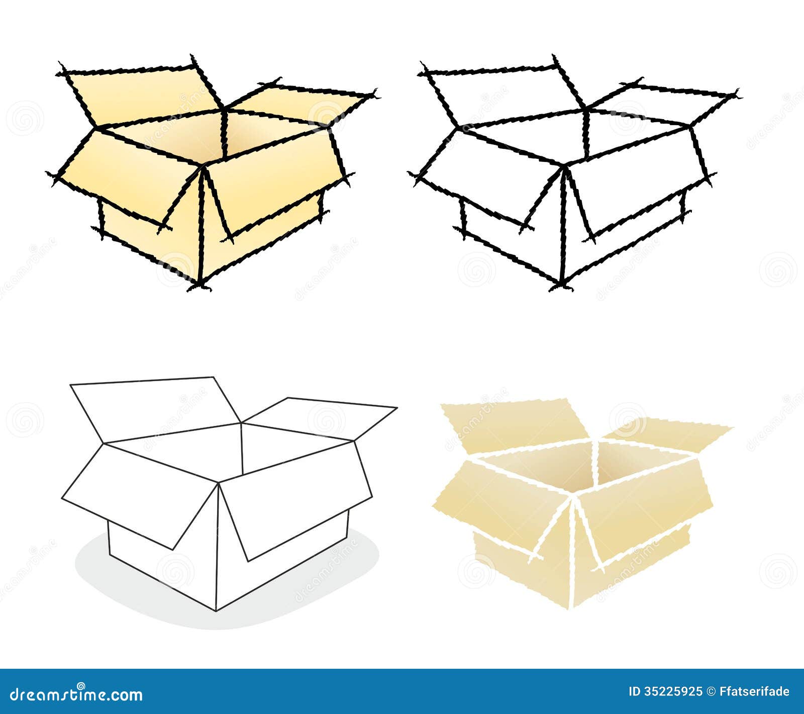 Moving box stock illustration. Illustration of company - 35225925