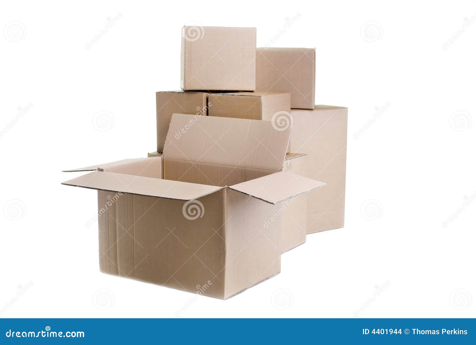 Moving boxes stock photo. Image of empty, sending, container - 4401944