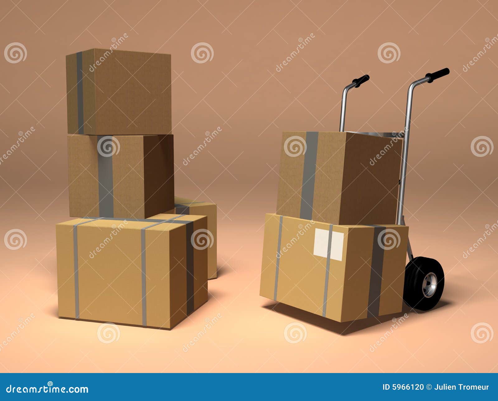 Moving boxes stock illustration. Illustration of boxes - 5966120