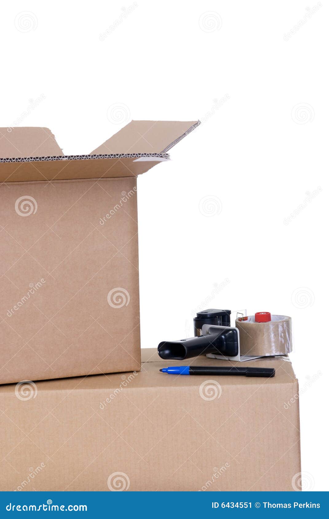 Moving Boxes stock image. Image of moving, transportation - 6434551