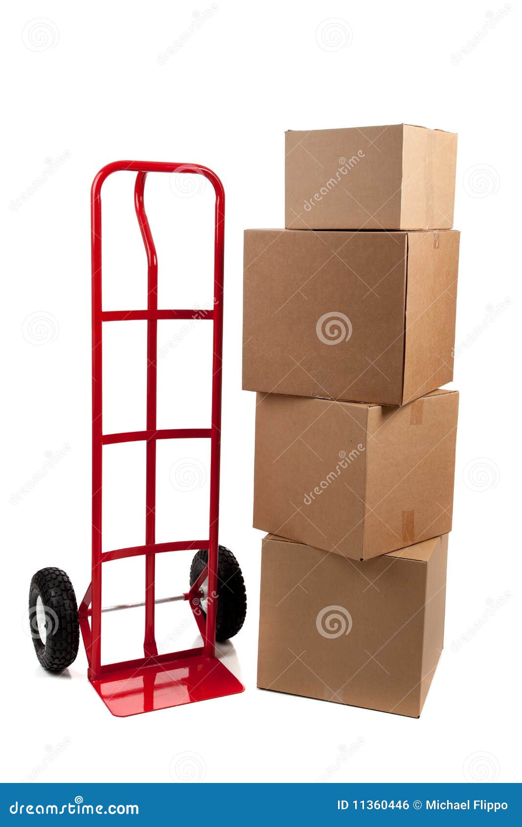 Moving Boxes with Fragile Stickers Stock Photo - Image of fragile ...
