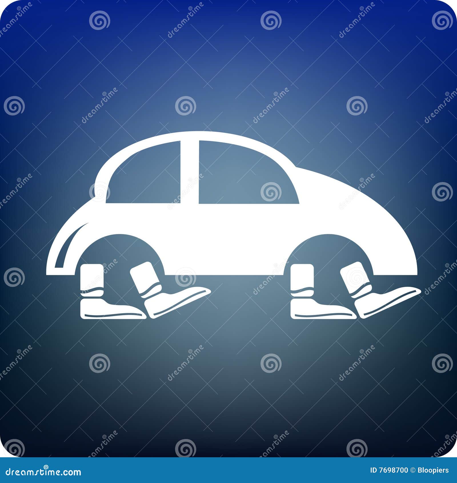 Moving car stock vector. Illustration of drive, service - 7698700