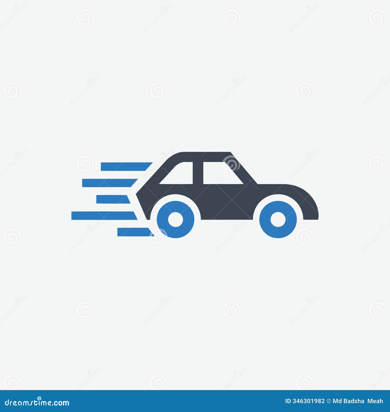 Moving Car Forward icon stock illustration. Illustration of forward ...