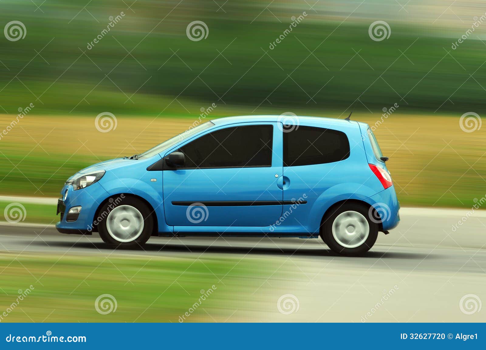 Moving car stock photo. Image of blur, green, design - 32627720