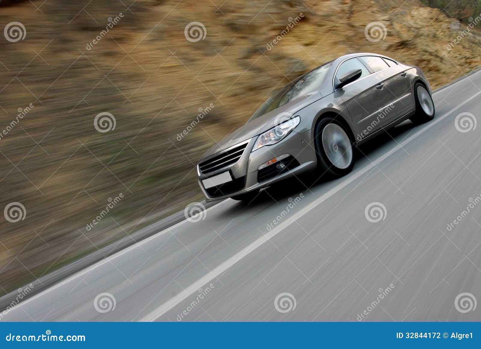 Moving car stock photo. Image of modern, grey, drive - 32844172