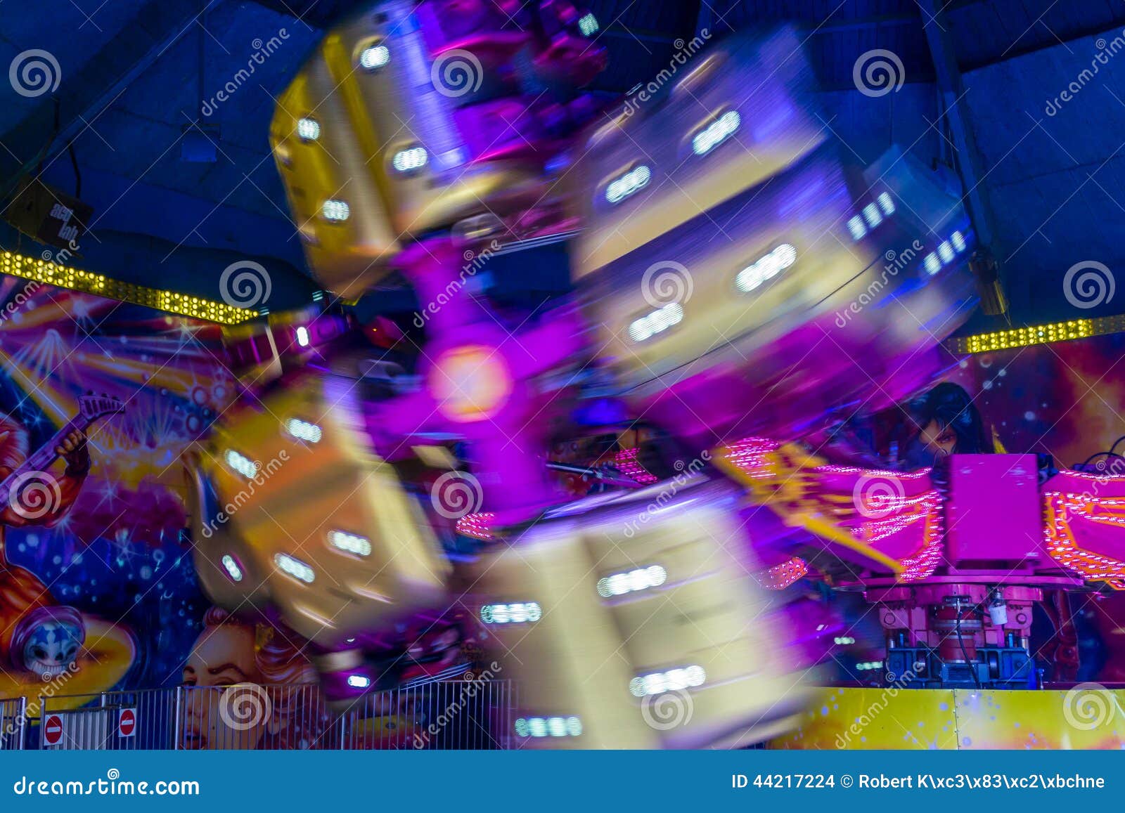 Moving Carousel on Fair stock photo. Image of background - 44217224