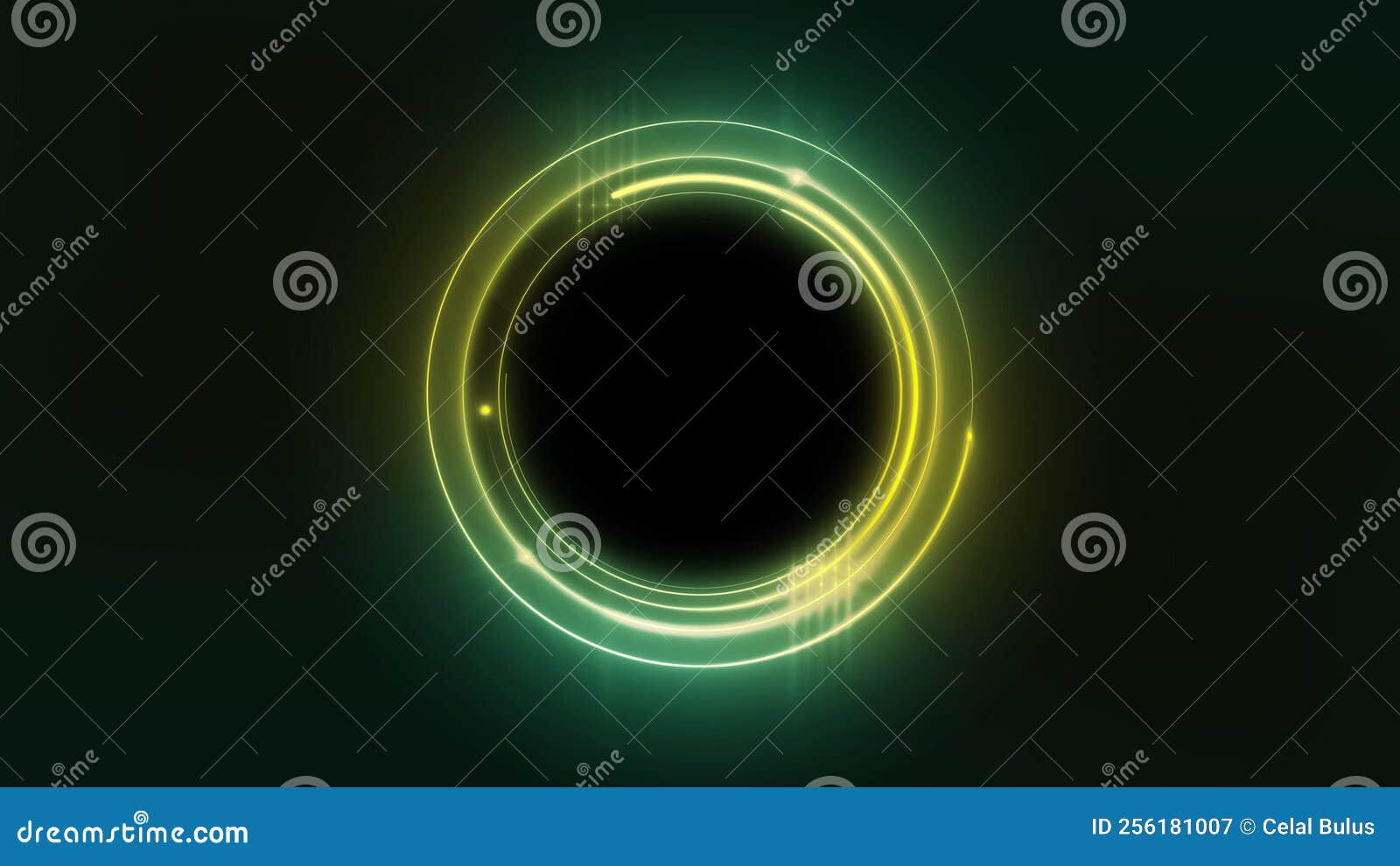 Moving Circles are Intertwined Circles Rotating with the Light Stock ...