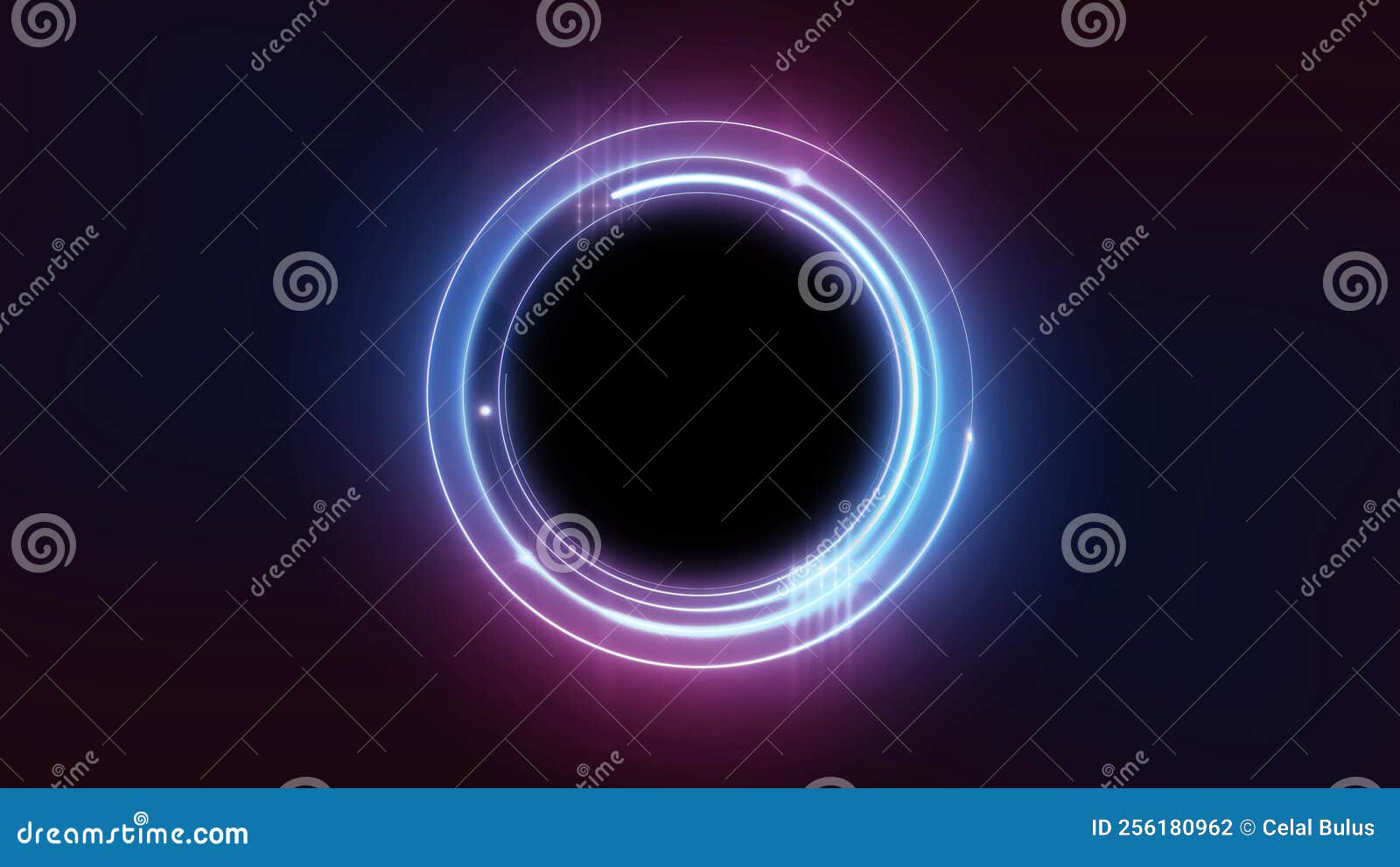 Moving Circles are Intertwined Circles Rotating with the Light Stock ...