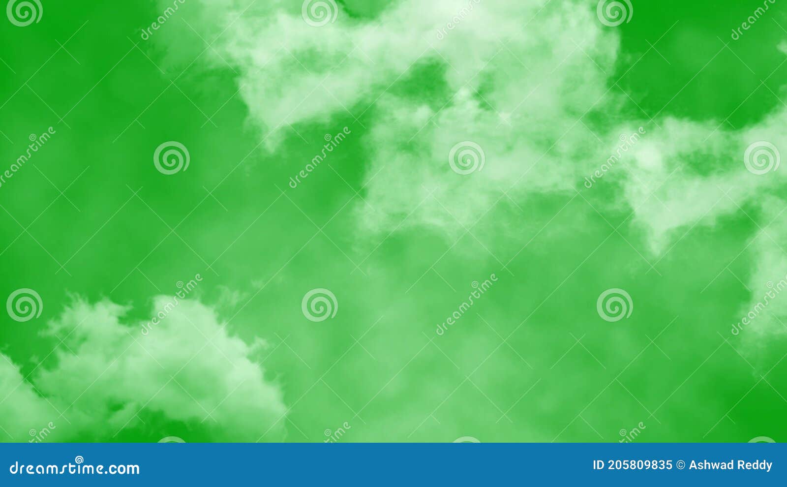 Moving Clouds and Fog Green Screen Motion Graphics Stock Video - Video ...