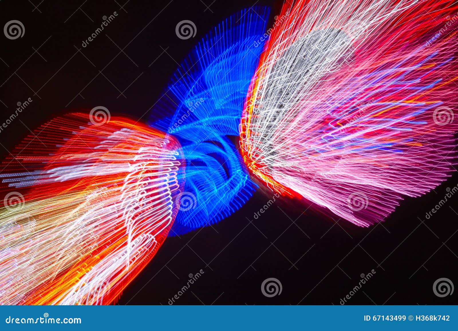 Moving Colored Lights Background. Abstract Backdrop. Horizontal Stock ...