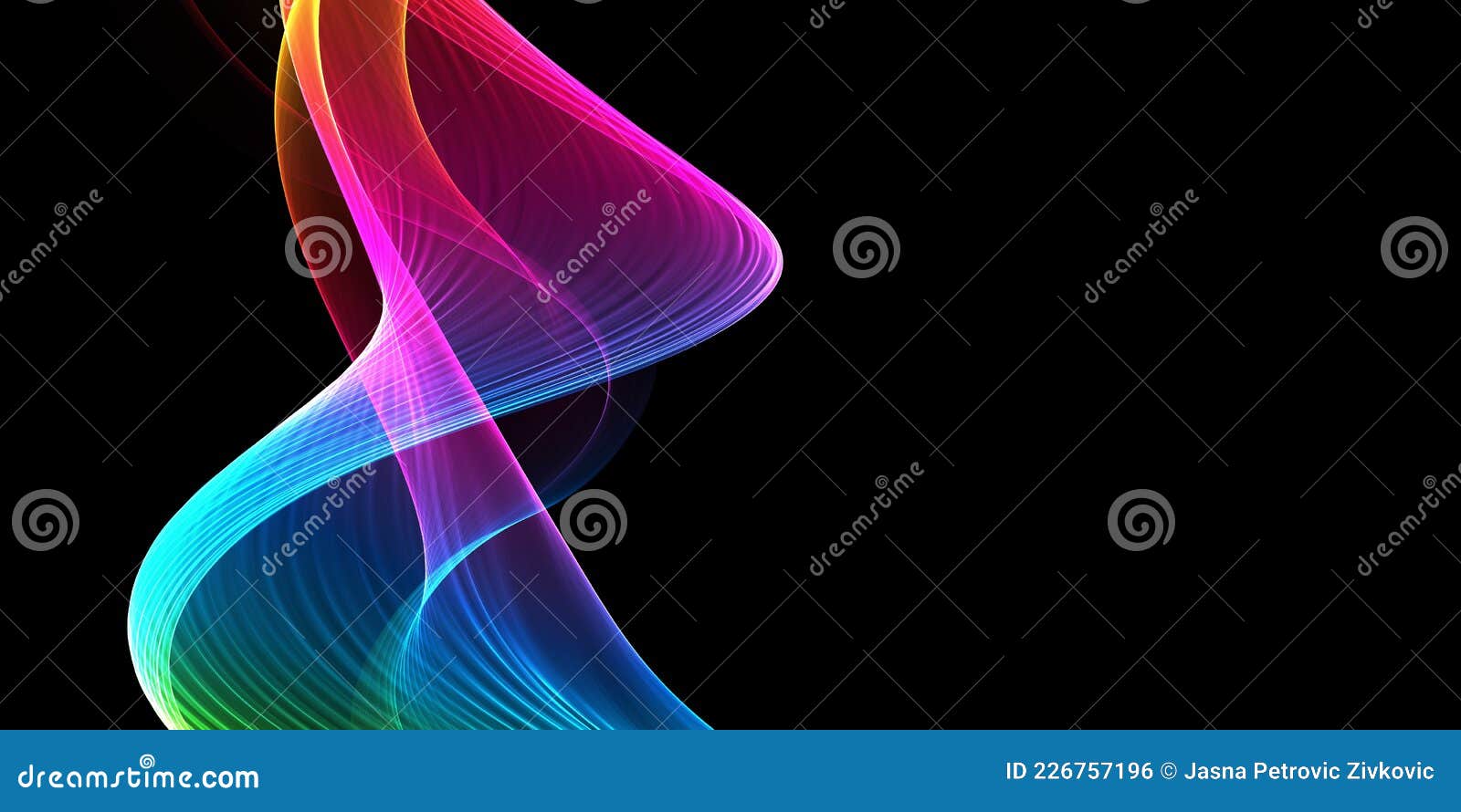 Moving Colorful Abstract Background. Dynamic Effect Stock Illustration ...