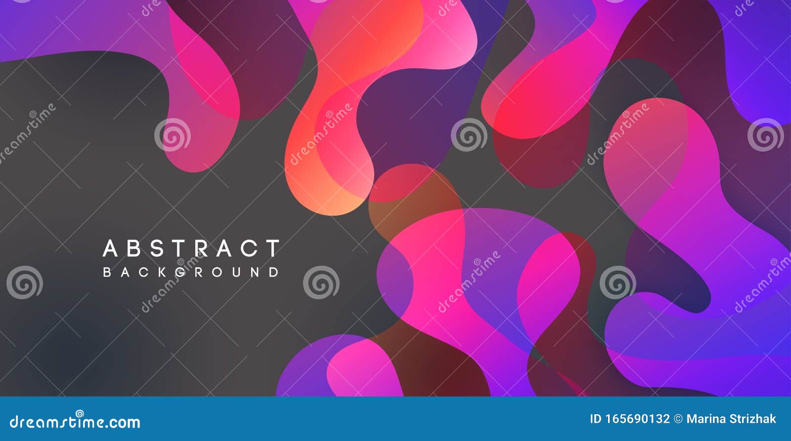 Moving Colorful Abstract Background. Dynamic Effect. Vector ...