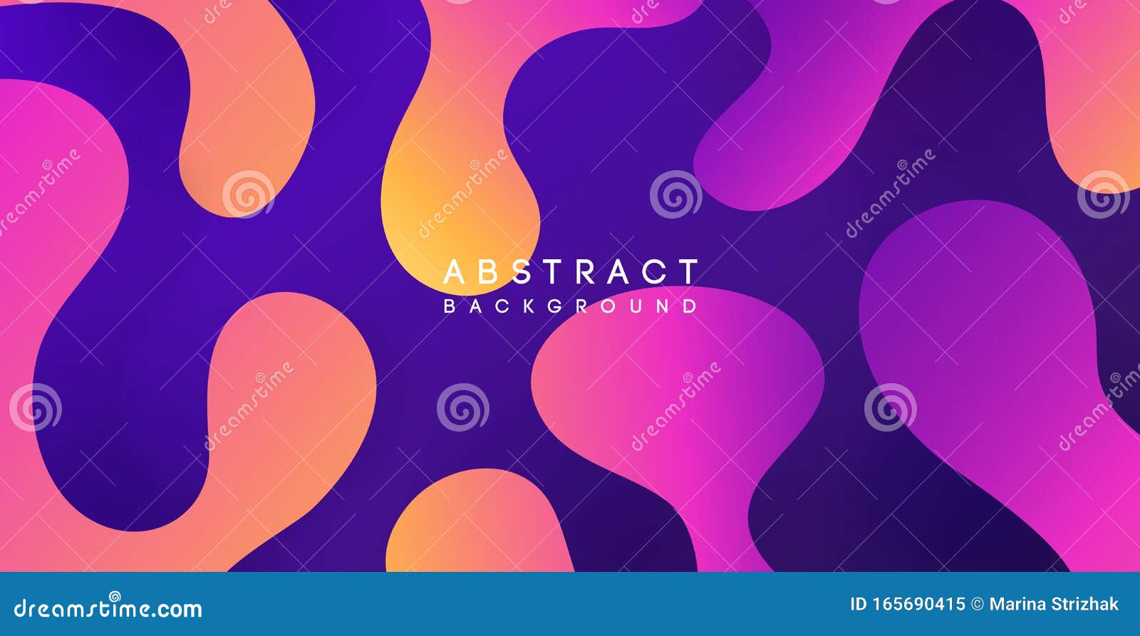 Moving Colorful Abstract Background. Dynamic Effect. Vector ...