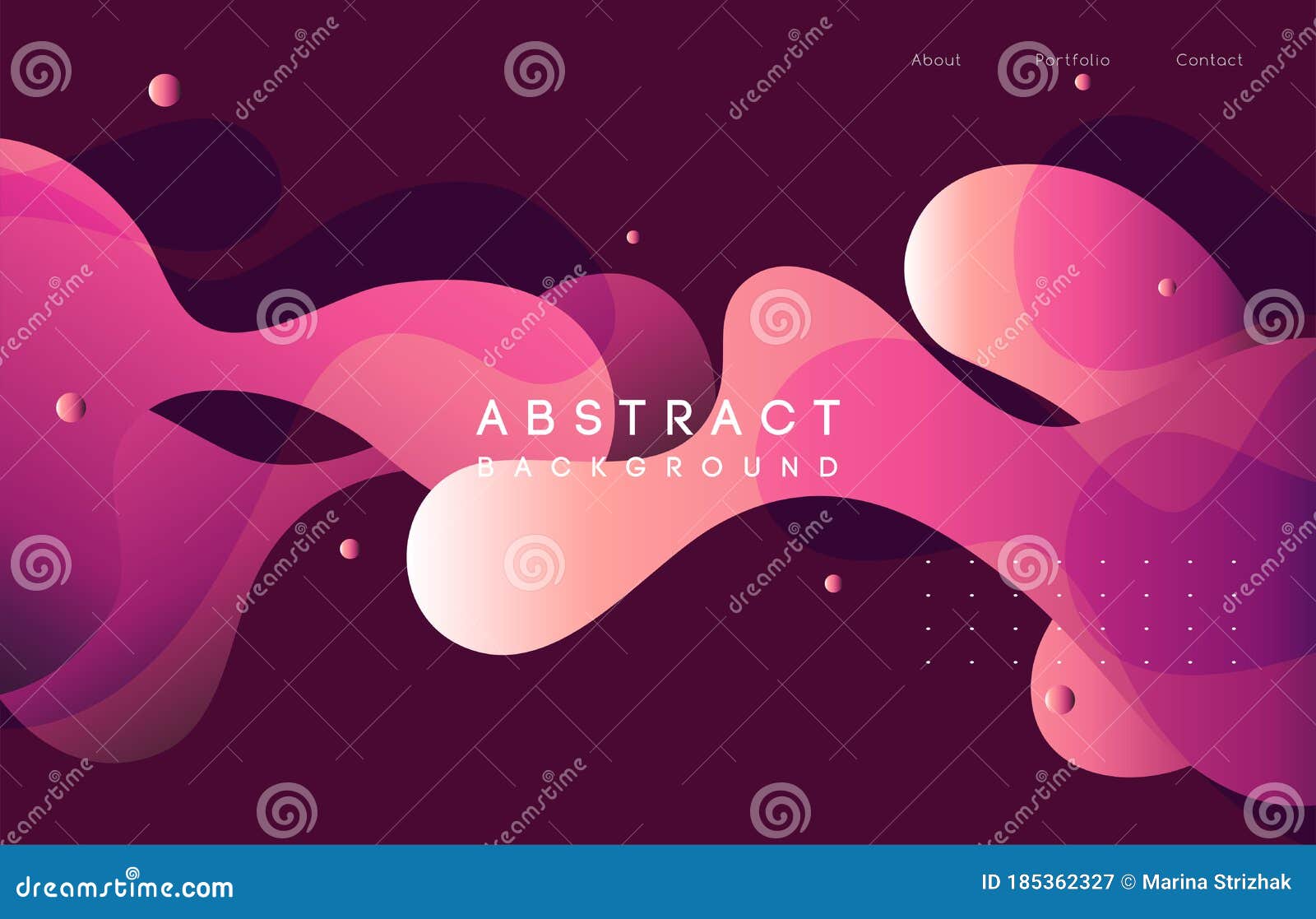 Moving Colorful Abstract Background. Dynamic Effect. Vector ...