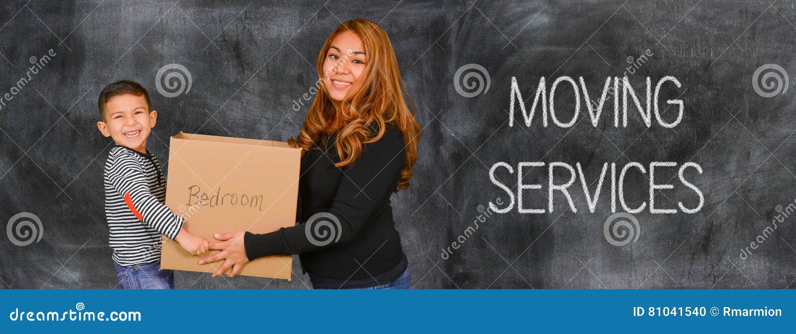 Moving Company Helping People Stock Photo - Image of people, moving ...