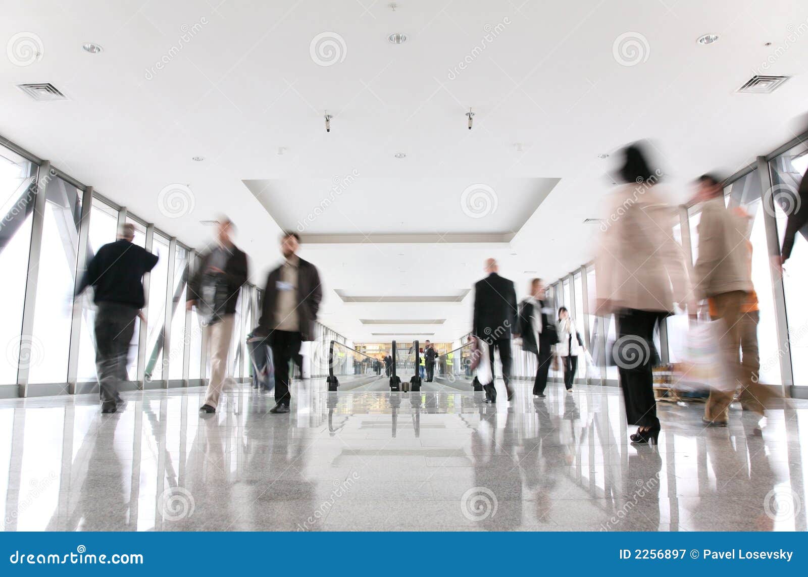 Moving crowd stock image. Image of moving, hasty, interior - 2256897