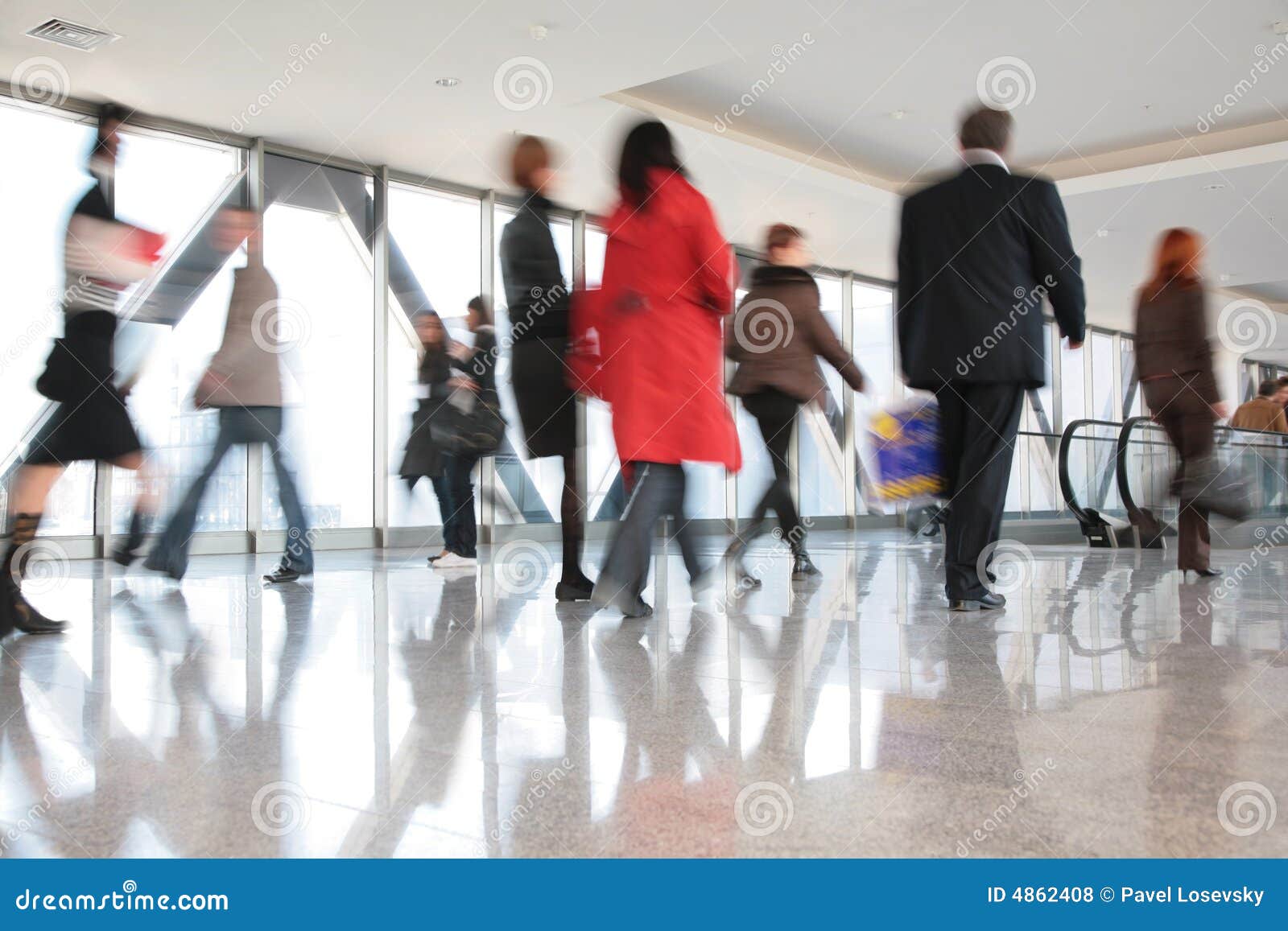 Moving crowd. stock photo. Image of destinations, move - 4862408