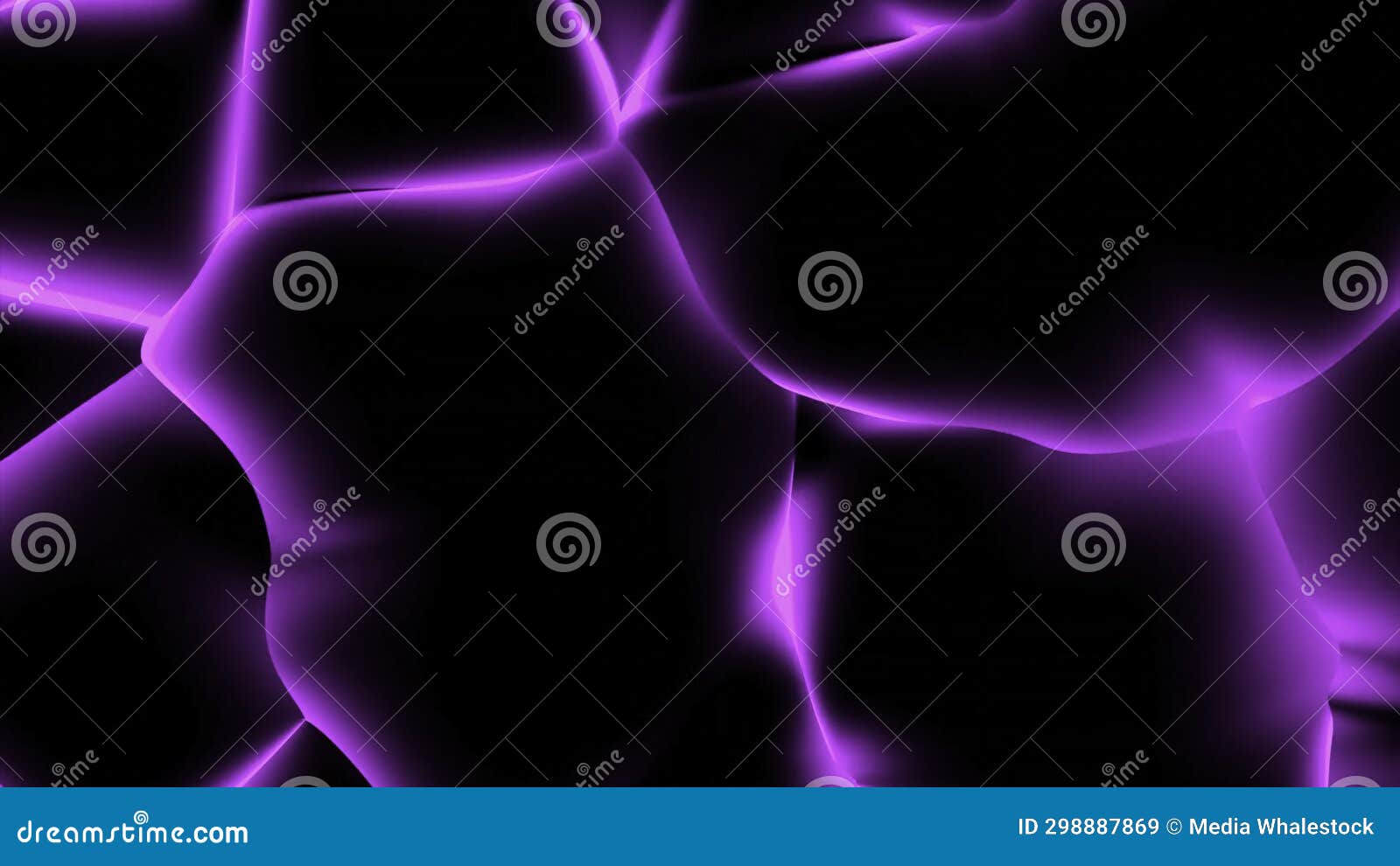 Moving 3d Shapes with Plasma Light. Design. Bright Light of Plasma ...