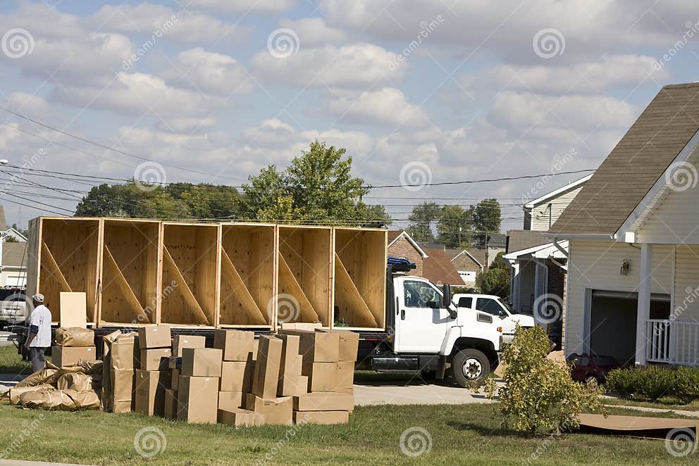 Moving day stock image. Image of stress, sending, unpacking - 3376519