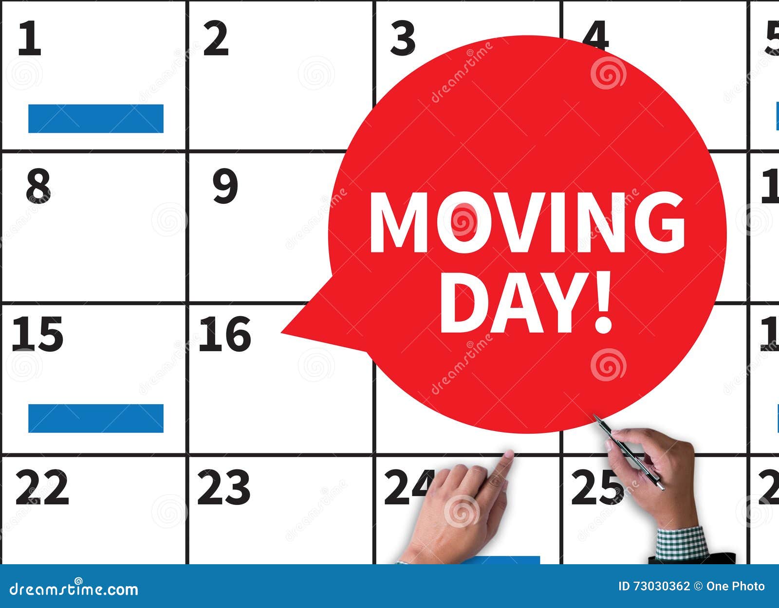 MOVING DAY! stock photo. Image of agenda, possessions - 73030362