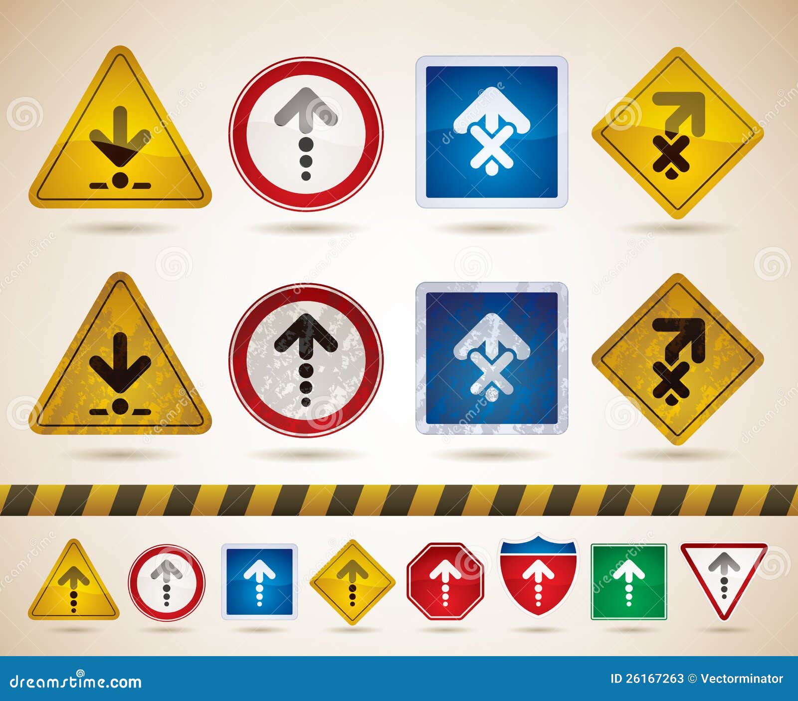 Moving directions stock vector. Illustration of sign - 26167263